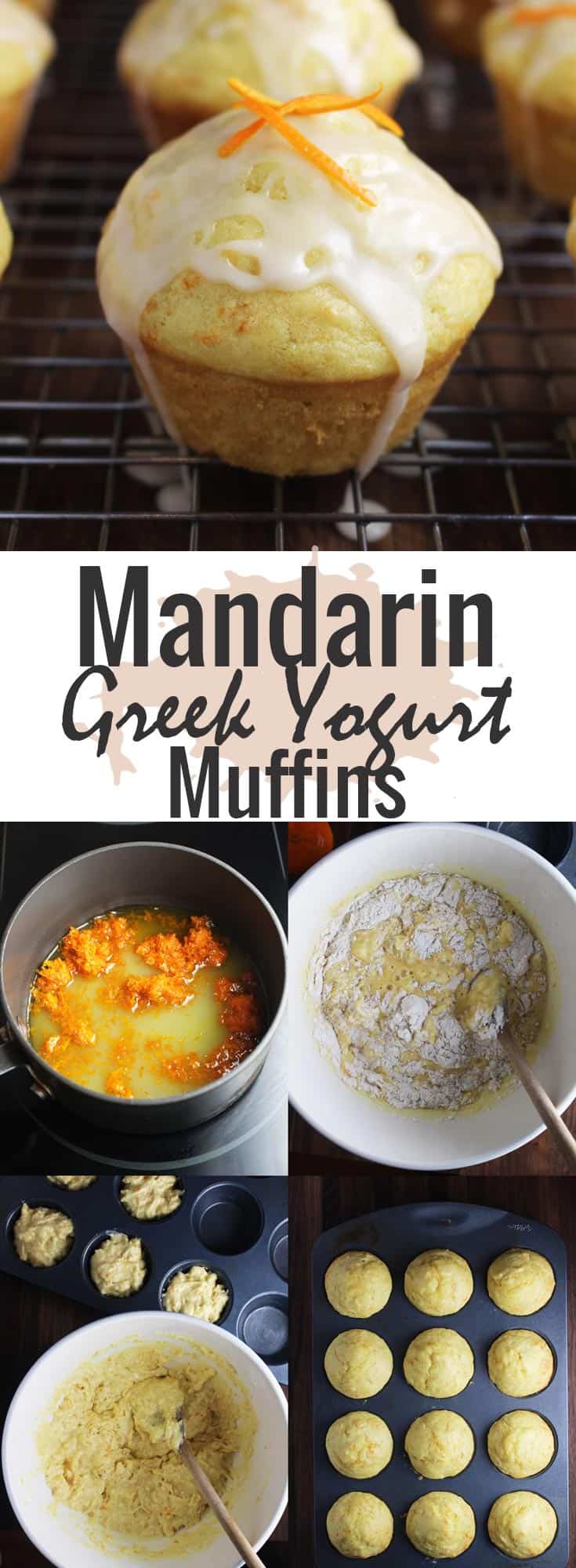 Mandarin Orange Muffins with Greek Yogurt