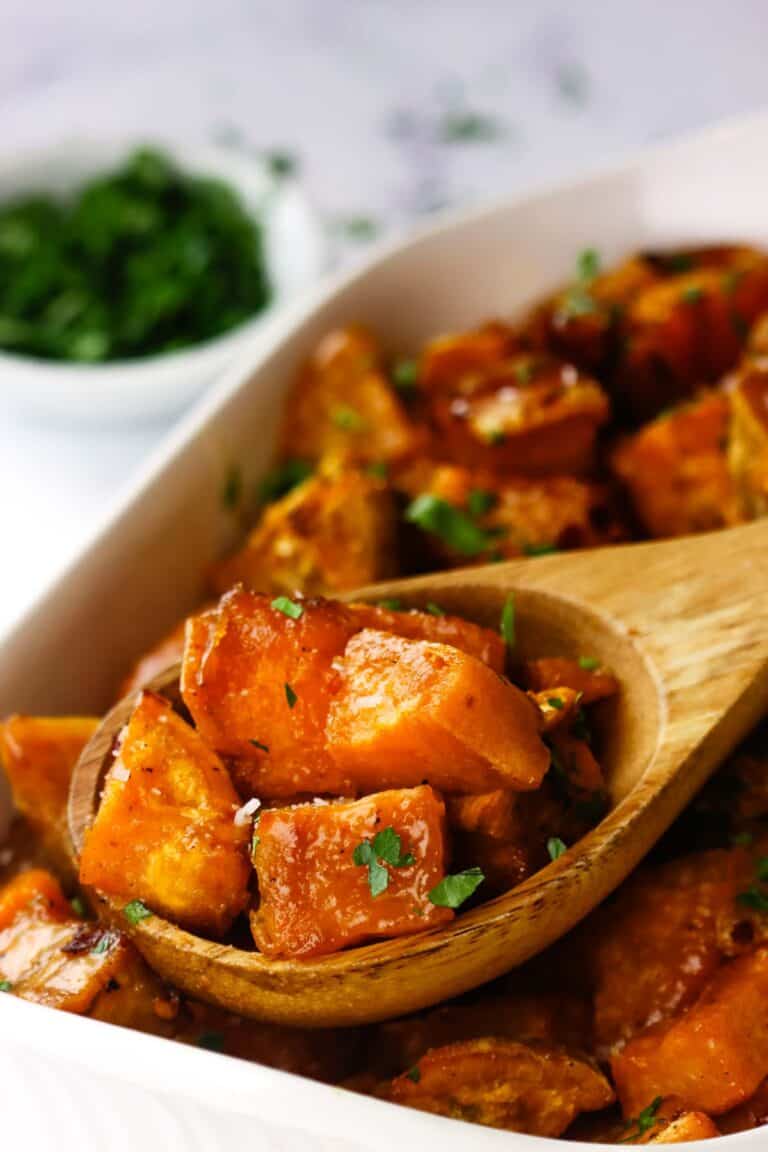 Maple Roasted Sweet Potatoes