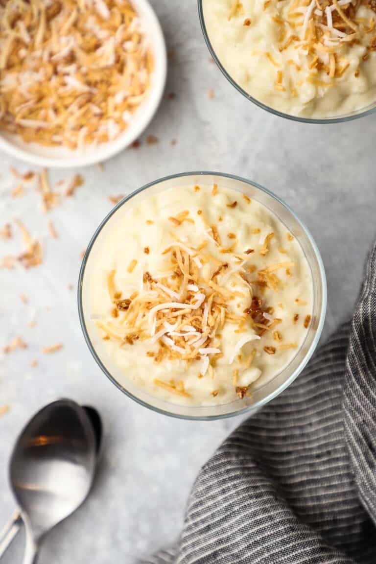 Easy Creamy Coconut Rice Pudding Recipe