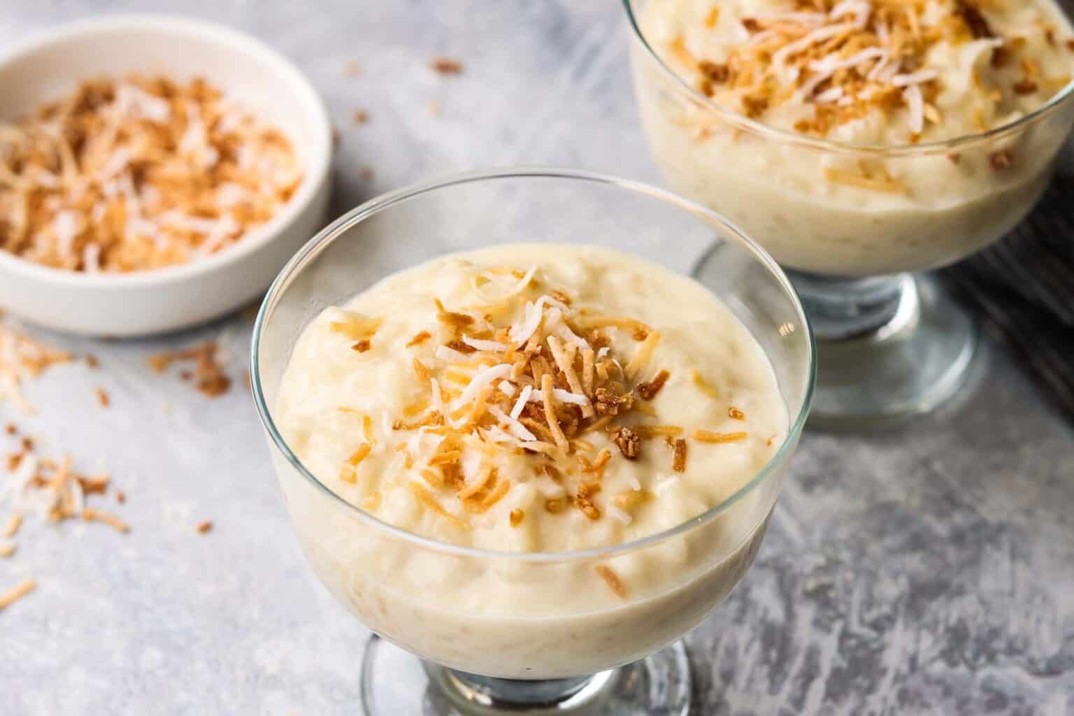 Easy Creamy Coconut Rice Pudding Recipe