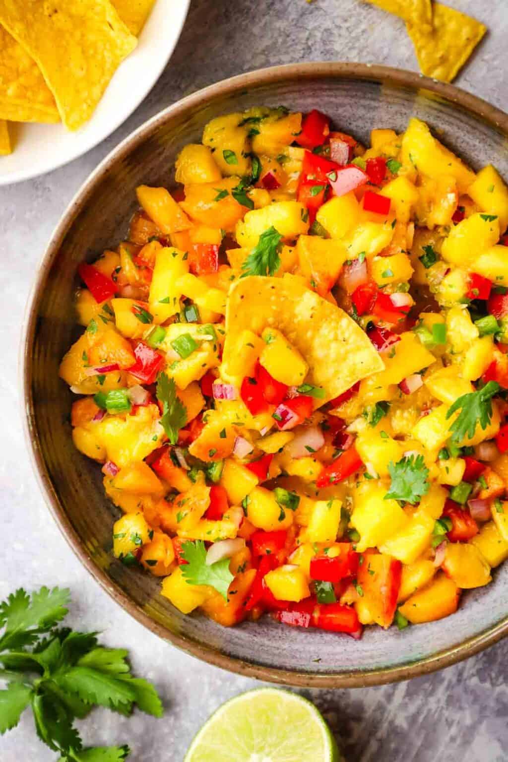 Peach Mango Salsa