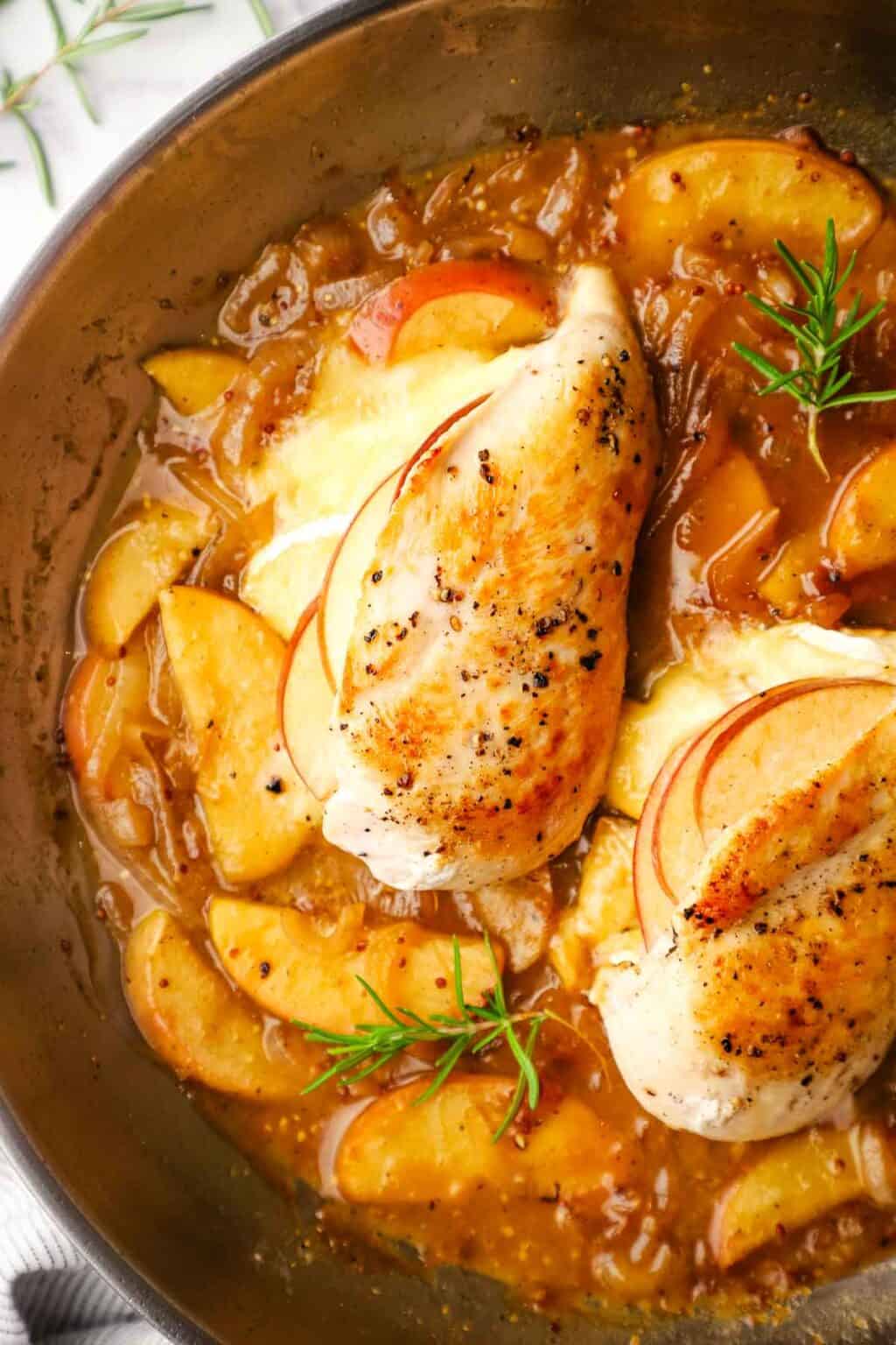Apple Brie Stuffed Chicken