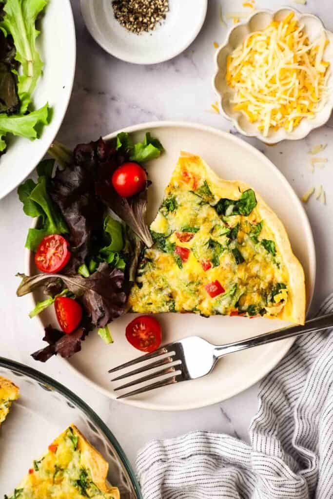 Easy Tortilla Quiche