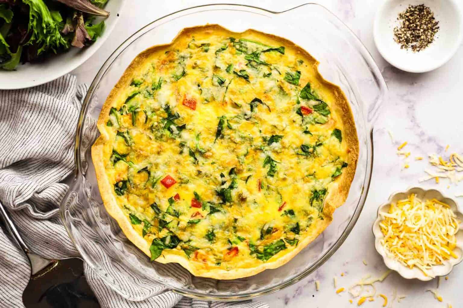 Easy Tortilla Quiche