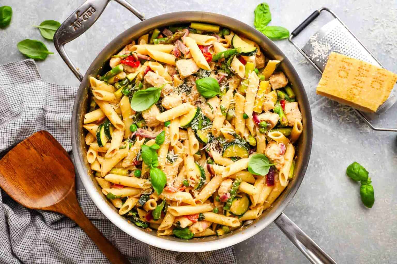 Chicken Pasta Primavera